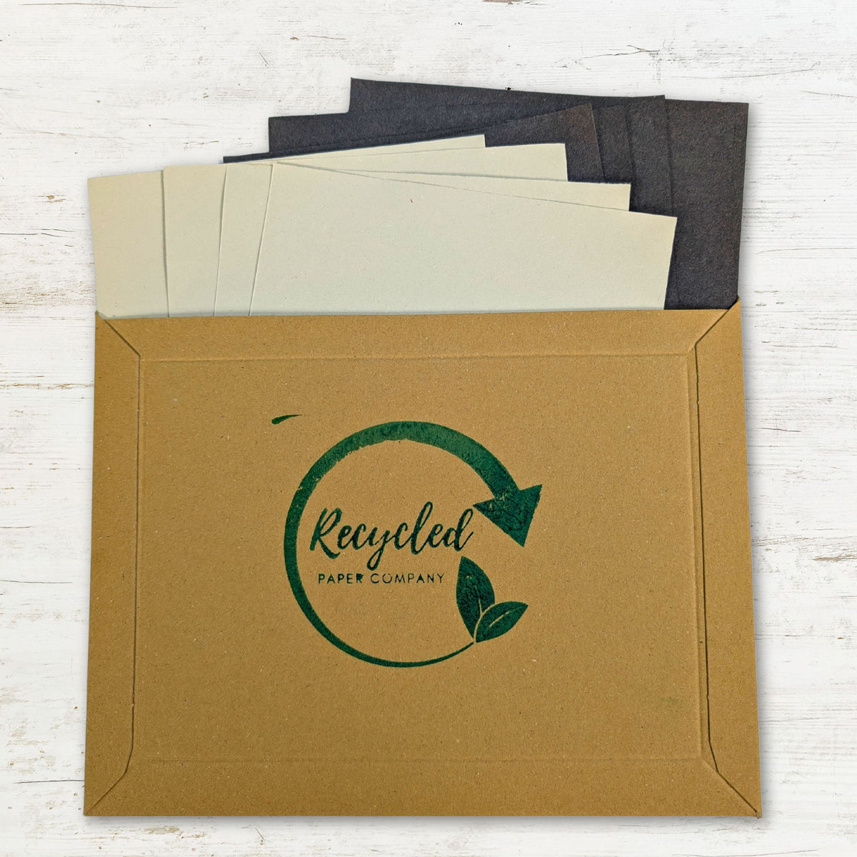 White & Black Sugar Paper Sample Pack – Recycled Paper Company